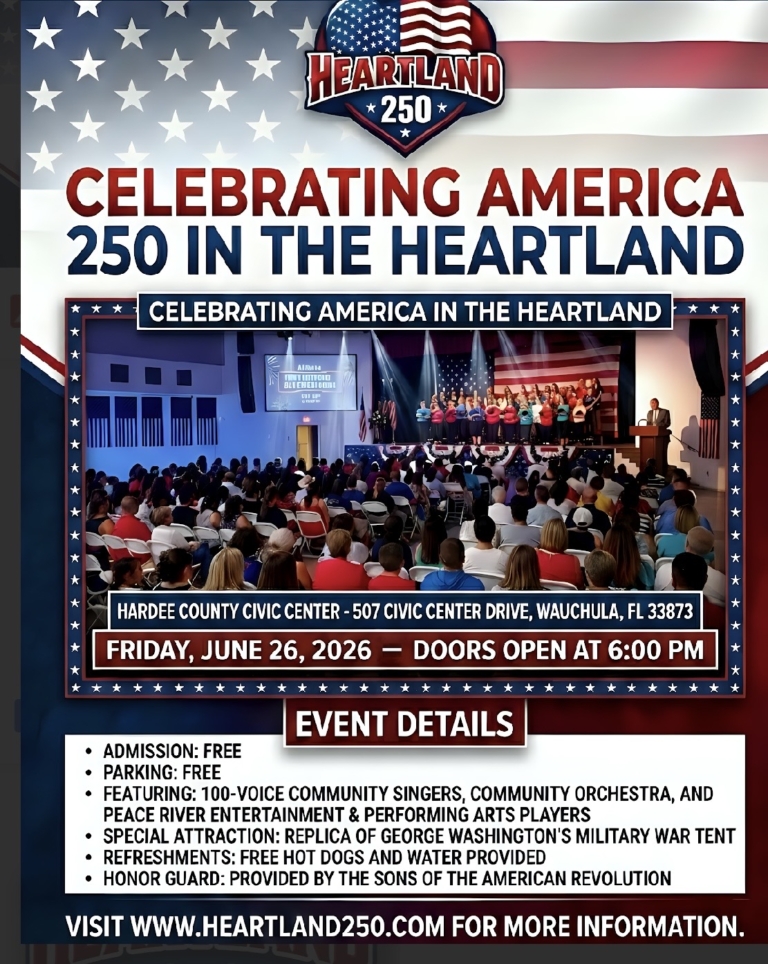 Celebrating America 250 in the Heartland | Hardee County Board of ...